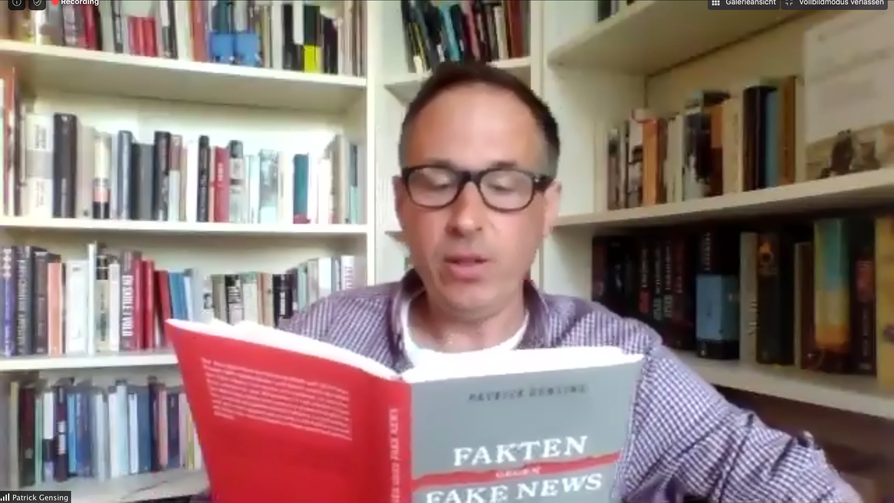 Fakten gegen Fake News: Online-Lesung mit Patrick Gensing | Das NETTZ